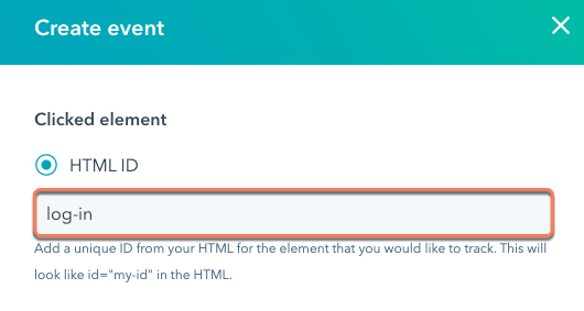Create Clicked Element Events 